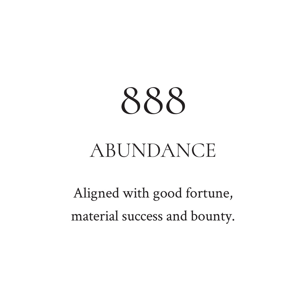 888 Candle / ABUNDANCE – The Sacred+Divine