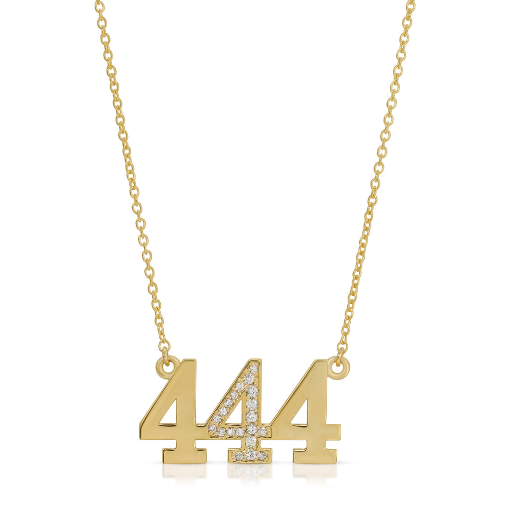 444 Necklace / PROTECTION – The Sacred+Divine