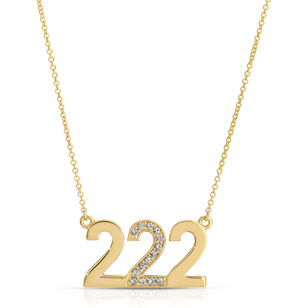222 Necklace / BE PRESENT – The Sacred+Divine